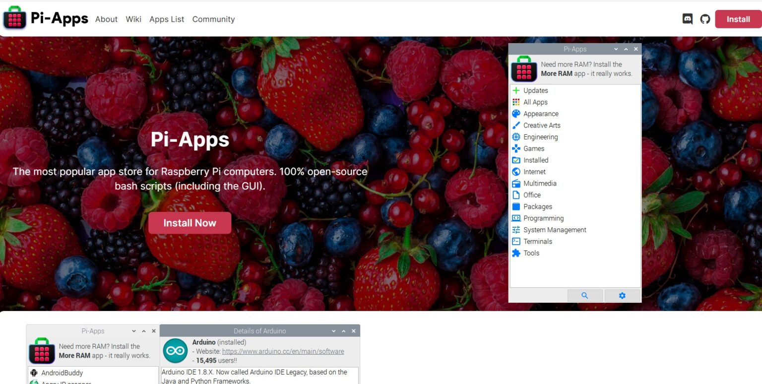 Pi-Apps - Geldenhuys.tech